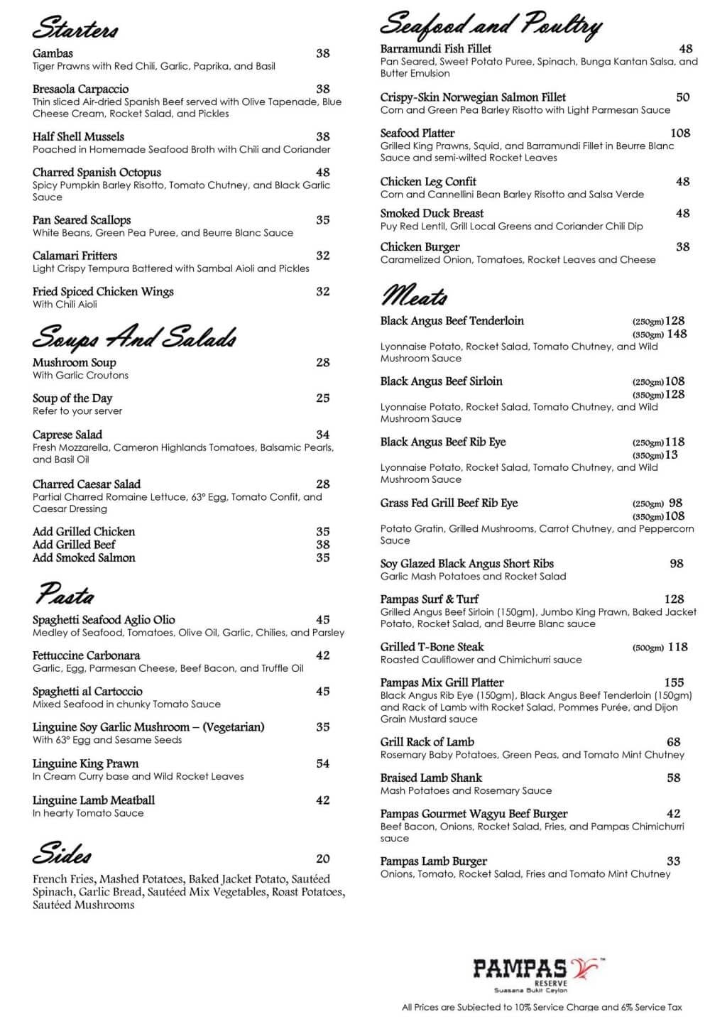 Pampas (ACE) Steak House Dinner - opendated